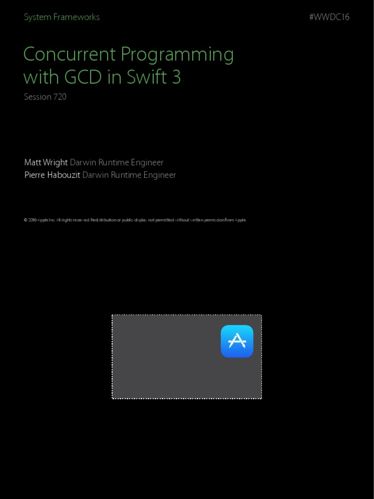720 Concurrent Programming With Gcd In Swift 3 Pdf Swift