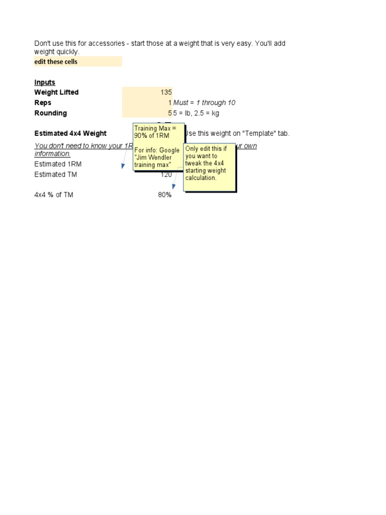 Lvysaur 4-4-8 Program Spreadsheet With Calculator | PDF | Computing ...