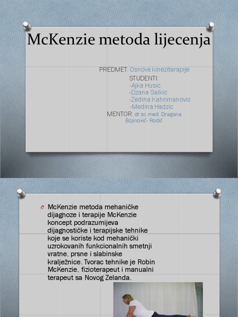 Mekenzijeve Vjezbe PDF | PDF