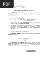 Affidavit of Transfer of Ownership (Electric Meter) | PDF