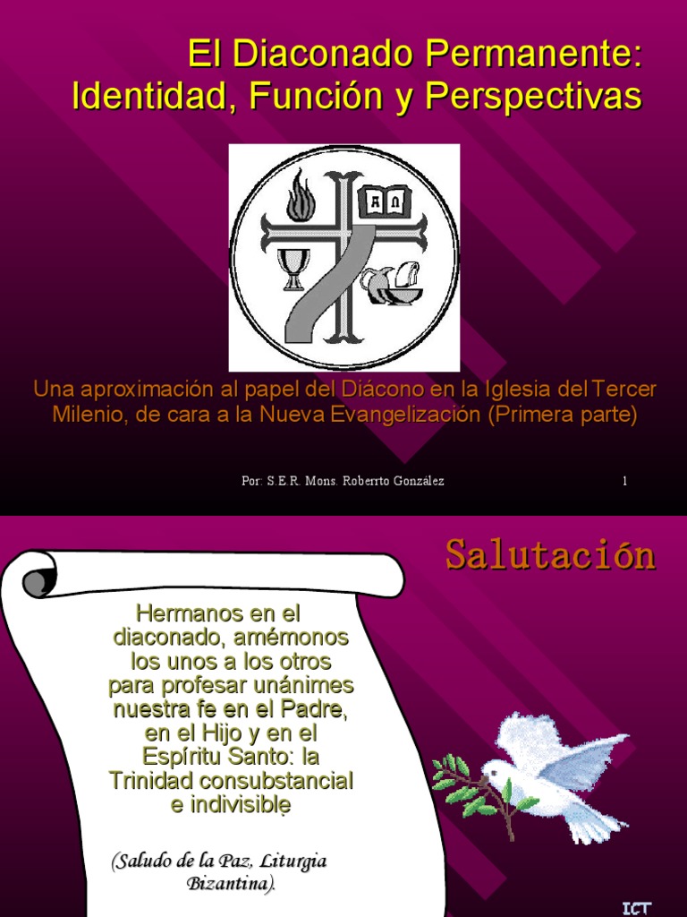 El Diaconado Permanente 1 1208282294801747 8 | PDF | Diácono | Iglesia ...