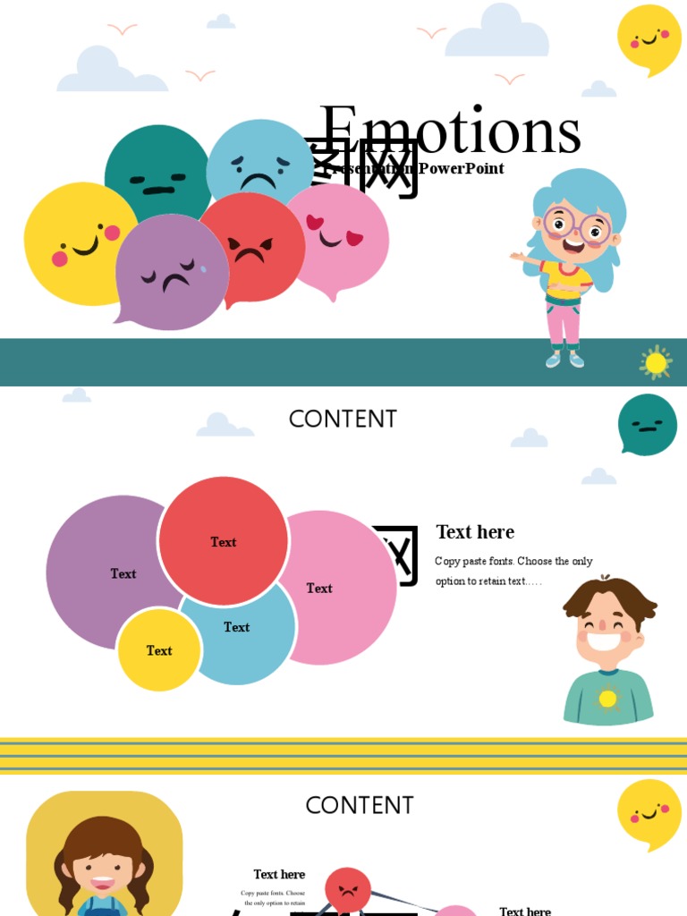 包图网 Emotions: Presentation Powerpoint | PDF | Page Layout | Microsoft ...
