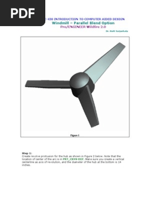 Pro Engineer Wildfire Revolve Feature