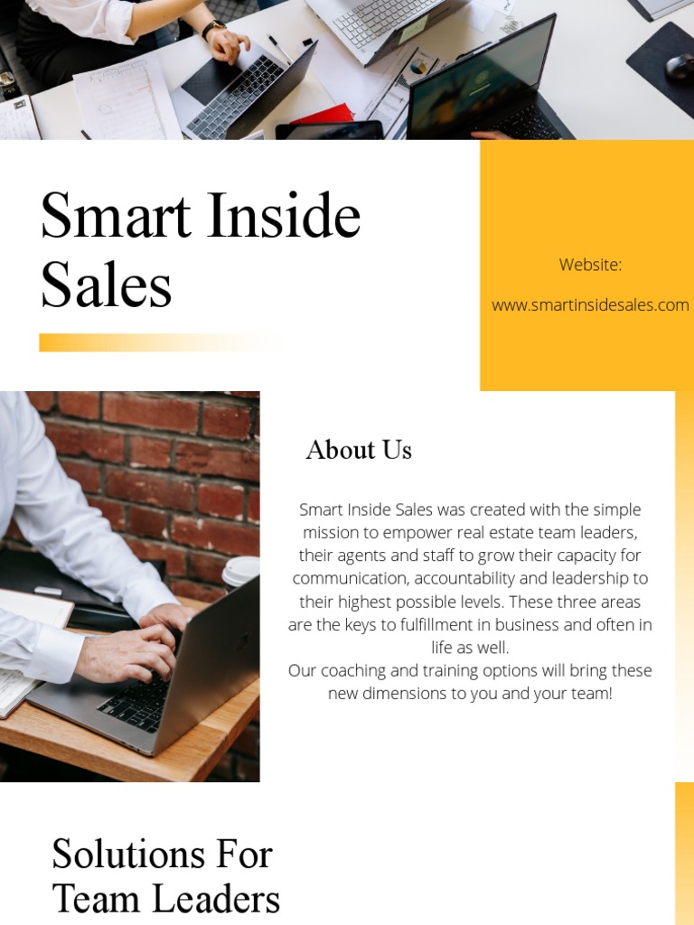 Smart Inside Sales Training Solutions | PDF