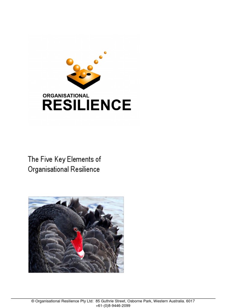 The Five Key Elements of Organisational Resilience | Risk Management ...