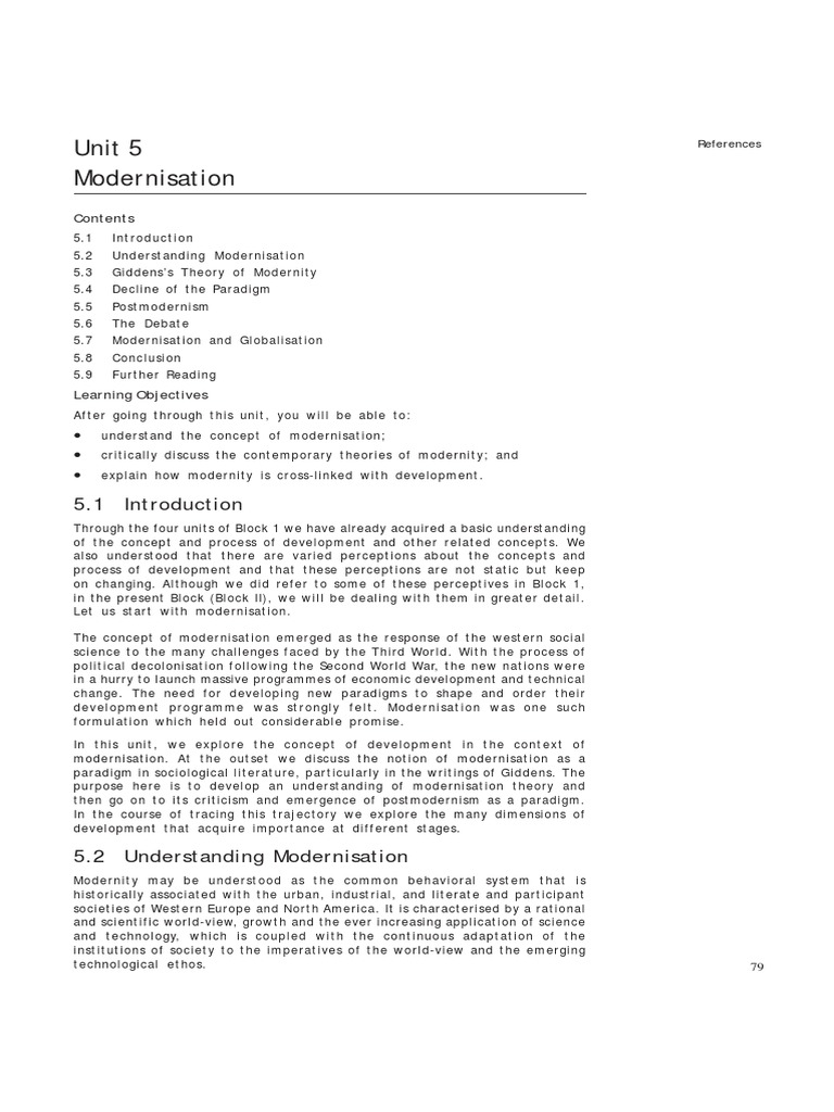 Understanding Modernisation Theory | PDF | Modernity | Modernization Theory