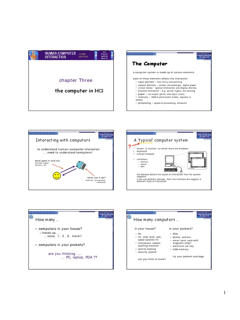 Chapter - 3 HCI Edit 2021 | PDF | Stereoscopy | Printer (Computing)