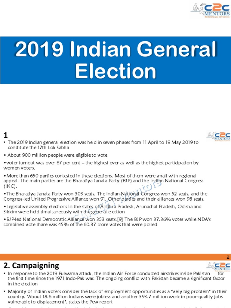 2019 General Election | PDF | Elections | Government