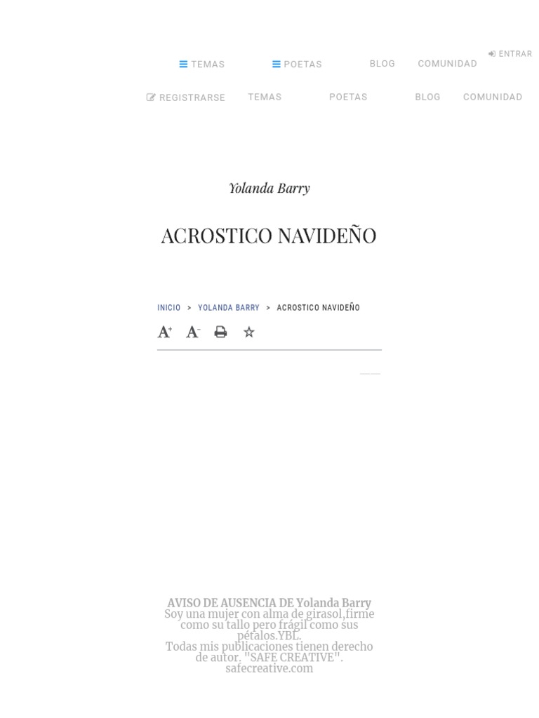 Poema ACROSTICO NAVIDEÑO | PDF | Navidad | Amor