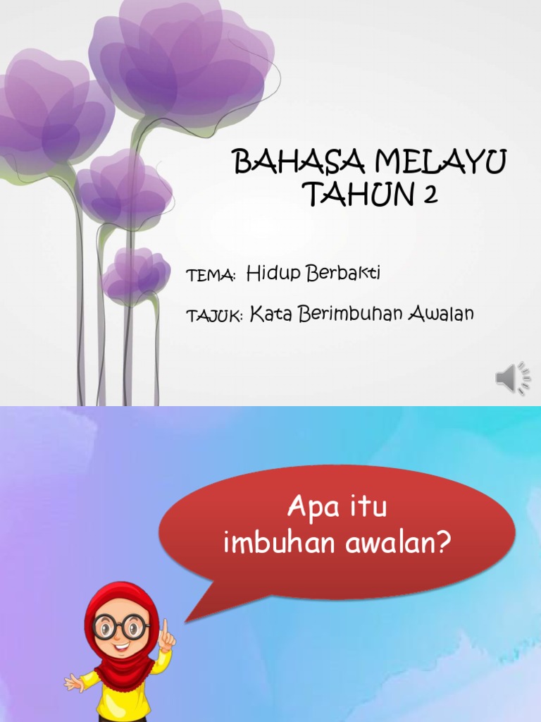 BM - Imbuhan Awalan Tahun 2 | PDF