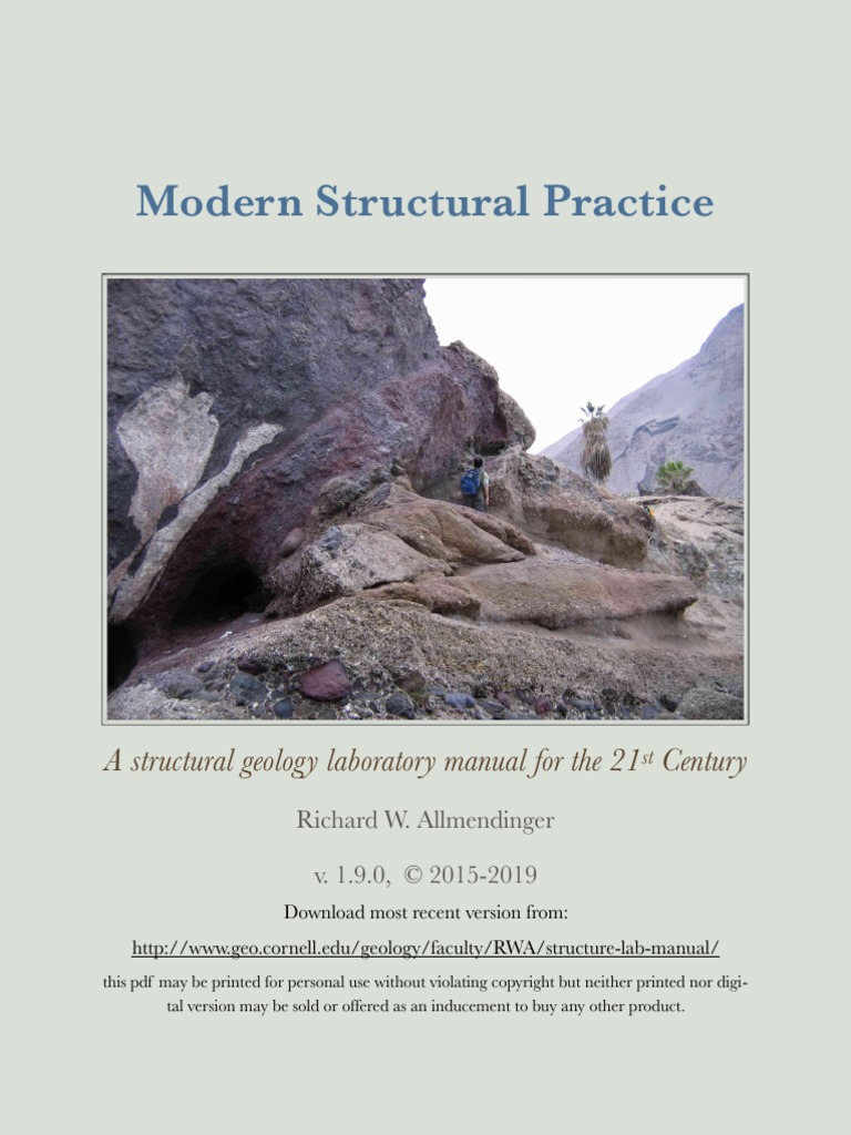 Modern Structural Practice: A Structural Geology Laboratory Manual For ...