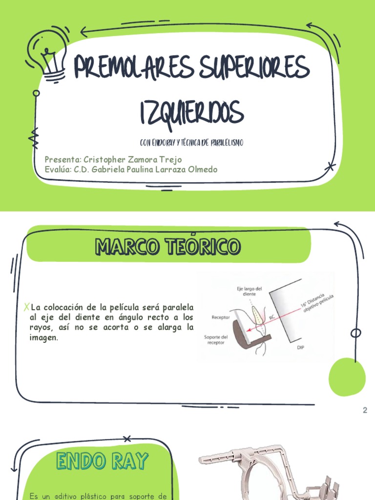 Endoray y Técnica de Paralelismo Dental | PDF