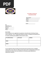 Sample Industrial Visit Letter | PDF