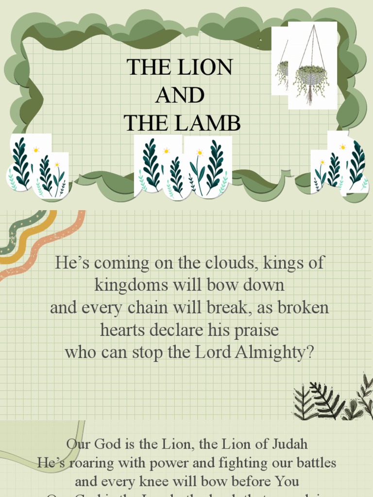 The Lion and The Lamb | PDF