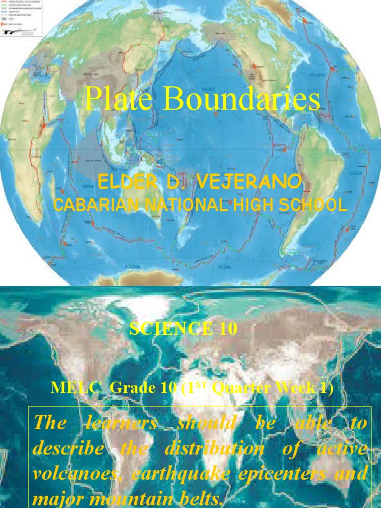 Grade 10-Science 10 (PLATE TECTONICS) - Final | PDF | Plate Tectonics ...