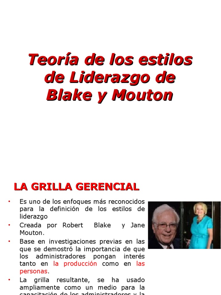 Blake Mouton | PDF