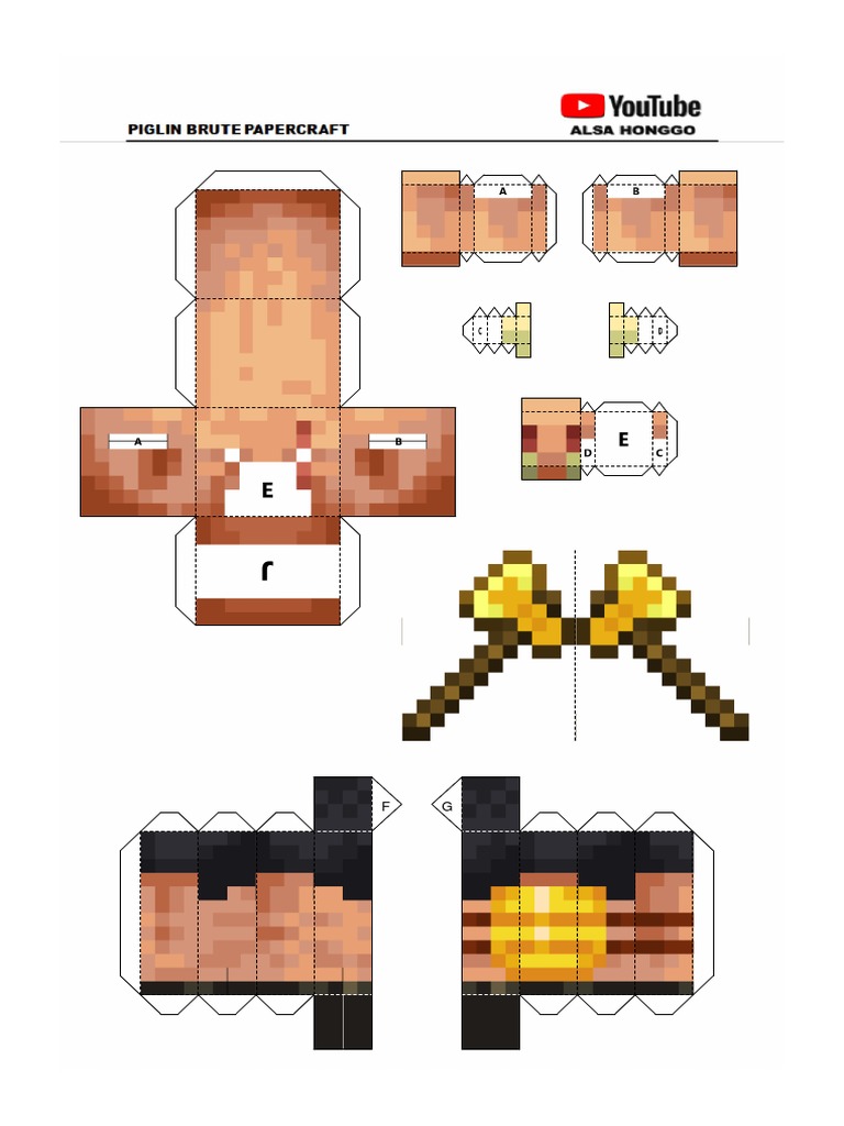 Papercraft Minecraft Ghast