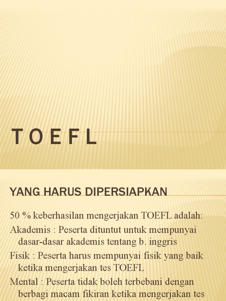 Toefl Overview | PDF | Native Element Minerals | Jewellery