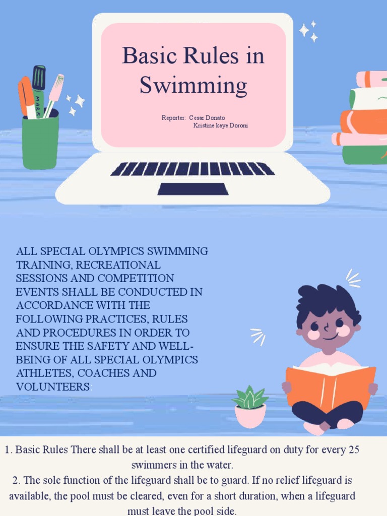 Basic Rules in Swimming | PDF | Swimming (Sport) | Water Sports