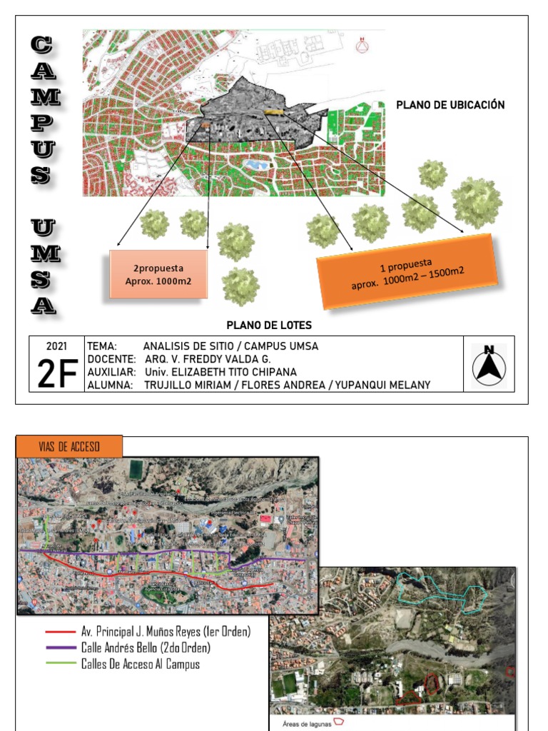Análisis de Sitio Campus UMSA | PDF