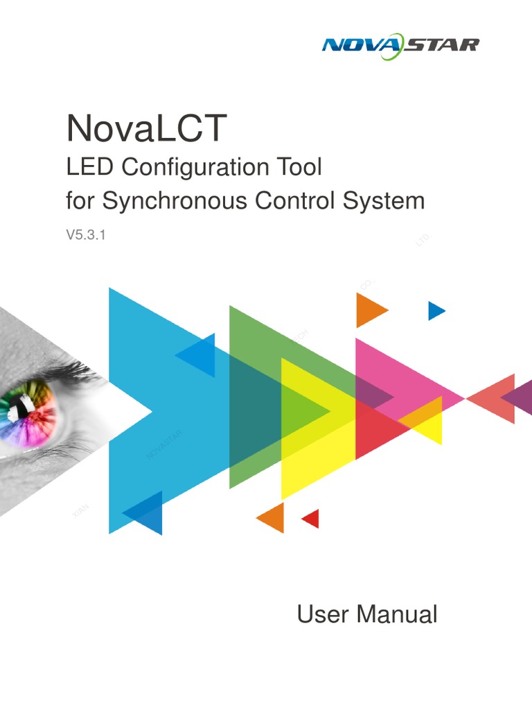NovaLCT LED Configuration Tool For Synchronous Control System User ...