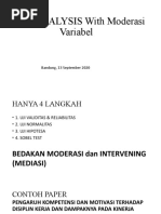 Perbedaan Variabel Moderasi dan Mediasi | PDF