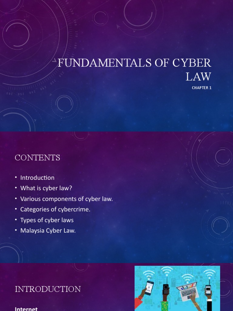 Chapter 1 Fundamentals of Cyber Law | PDF | Security | Computer Security