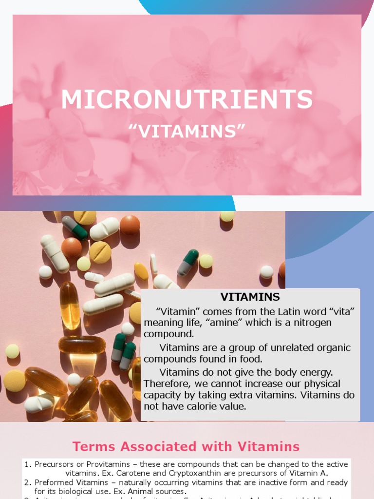 Micronutrients Vitamins Report 3 | PDF | Vitamin | Vitamin C