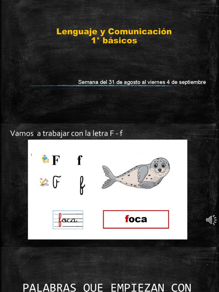 Trabajamos Con La Letra F | PDF