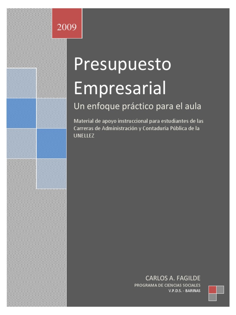 LIBRO 3 Manual de Presupuesto Empresarial | PDF