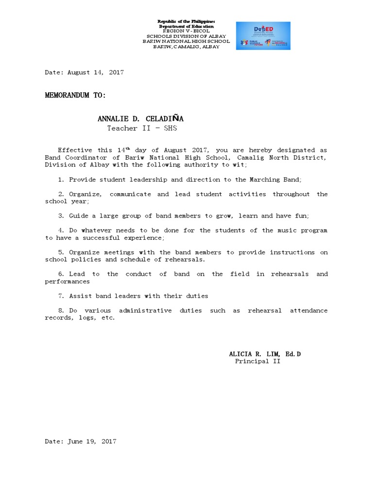 Designation Order | PDF