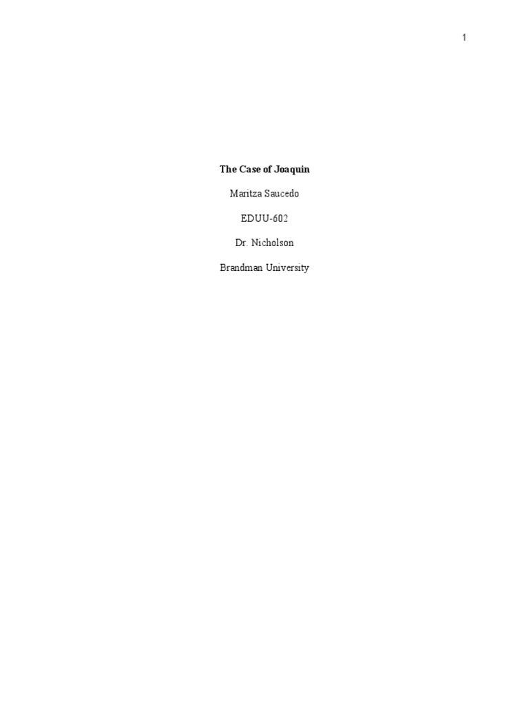 Signature Assignment Template Eduu-602 | PDF | Individualized Education ...