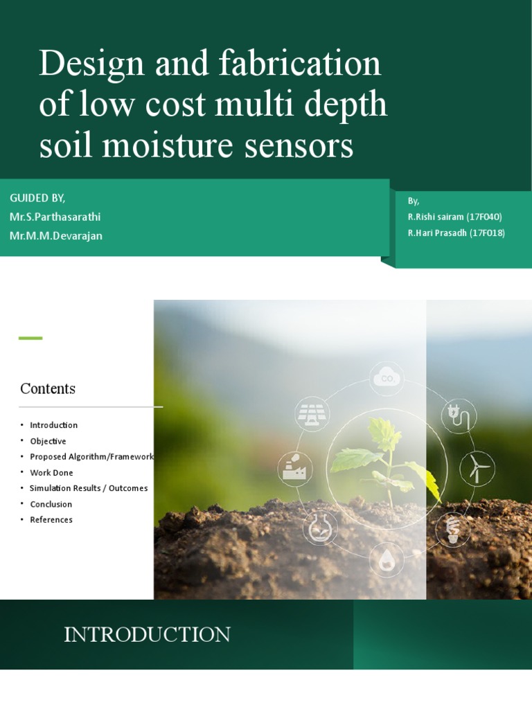 17F040,18 Soil Moisture Sensor Third Review | PDF | Soil | Agriculture