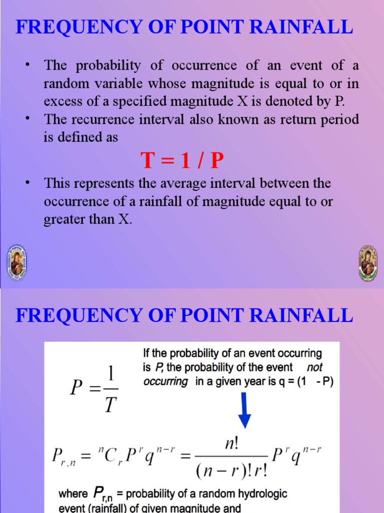 Rainfall Frequency | PDF | Probability | Scientific Method