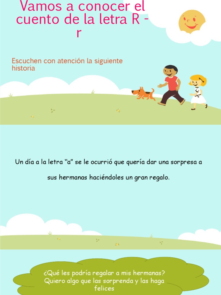 Cuento de La Letra R | PDF | Hogar, jardinería y bricolaje | Poesía