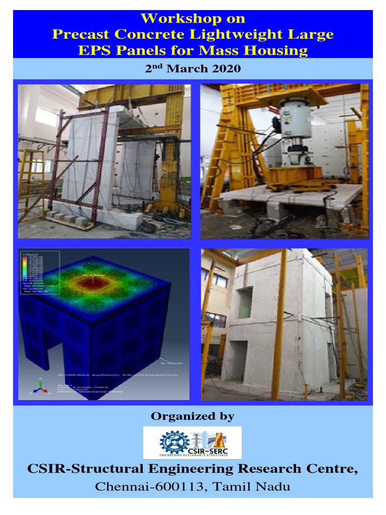EPS Panel For Mass Housing-2march2020 | PDF | Precast Concrete | Concrete