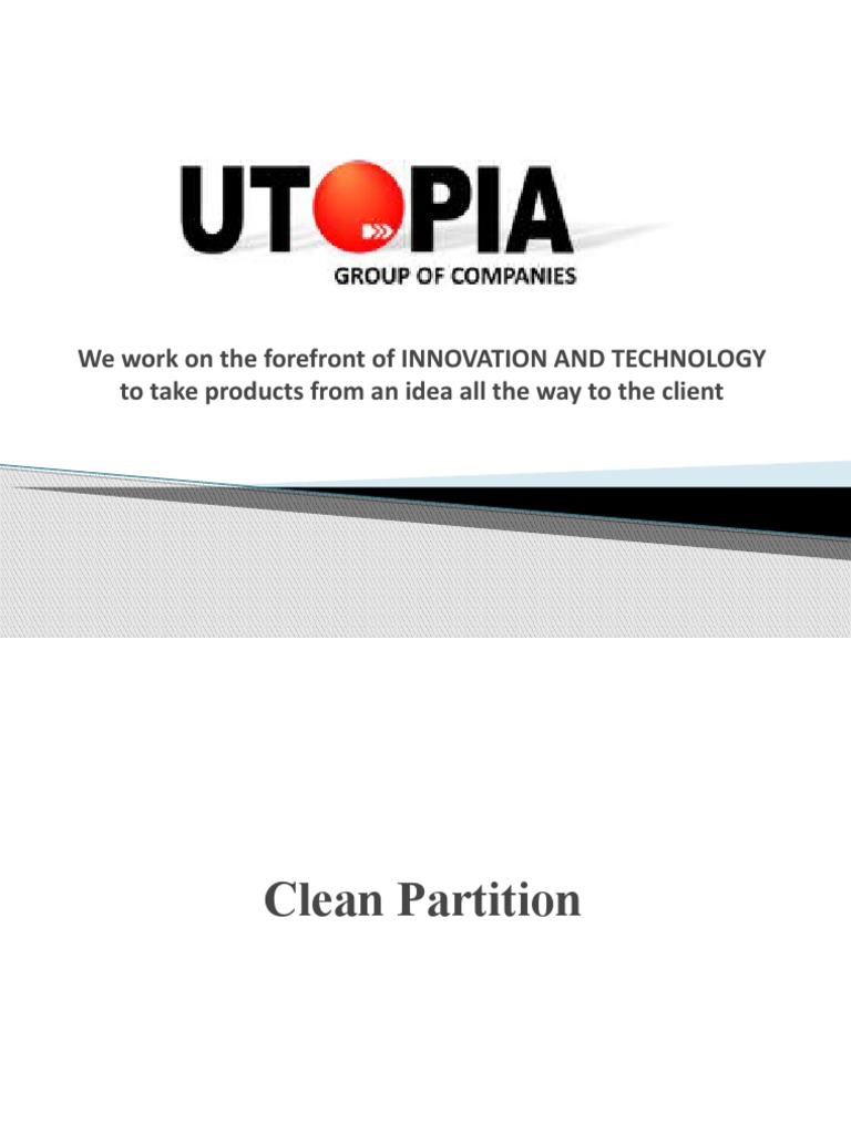Utopia Cleanroom Partition Solutions | PDF | Building Engineering ...