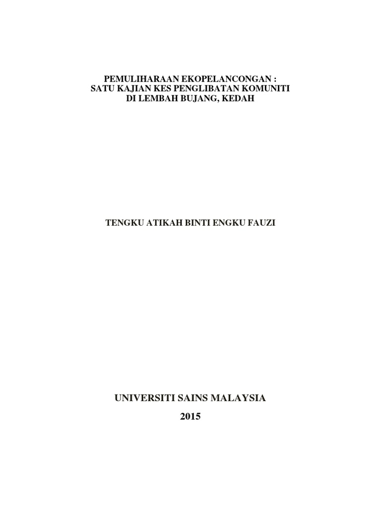 Tengku Atikah BT Engku Fauzi-Final Thesis | PDF