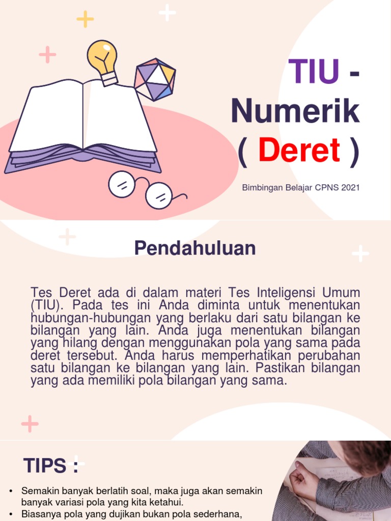 Panduan Tes Deret Angka CPNS 2021 | PDF | Seni & Disiplin Bahasa