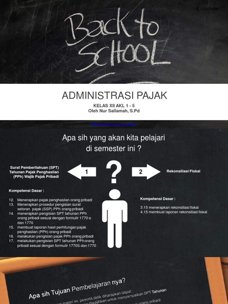 KD 3.12 Adm Pajak | PDF | Bisnis