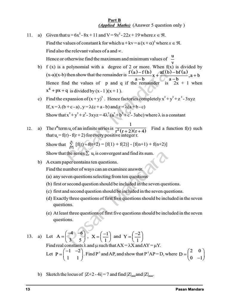 2021 Model Paper 03 Part B With Pass Code | PDF | Triangle ...