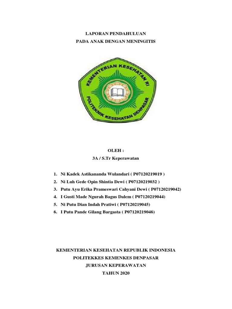 LP Meningitis Pada Anak | PDF