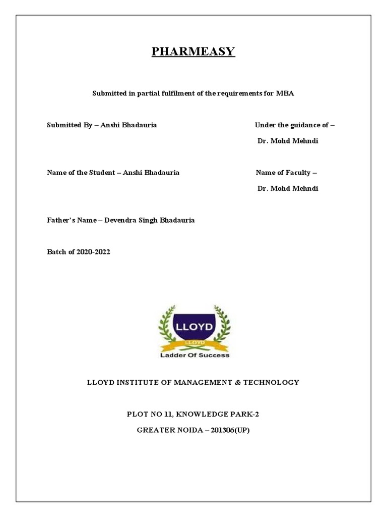 Mini Project | PDF | Medical Prescription | Pharmacy