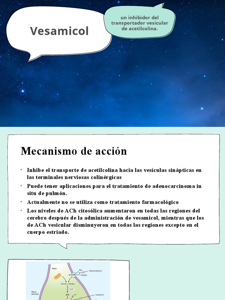 Mecanismo de acción de vesamicol | PDF