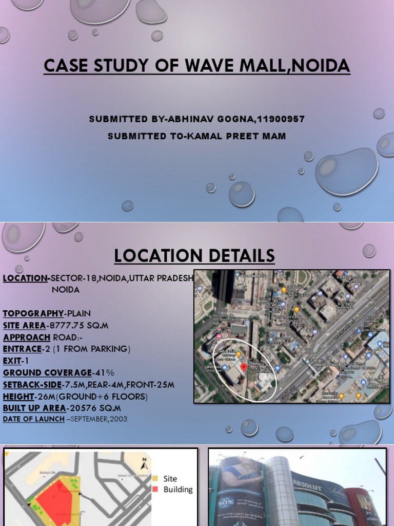 Wave Mall Noida: A Comprehensive Case Study | PDF | Retail