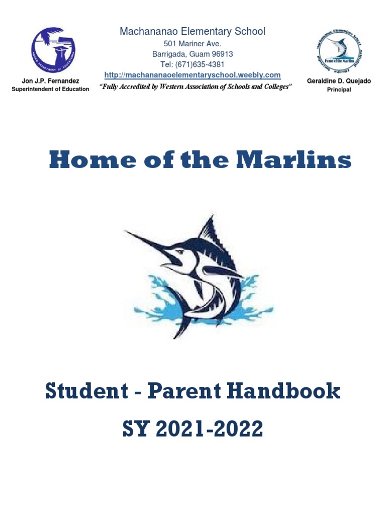 Machananao Elementary School Handbook 2021-22 | PDF | Individualized ...