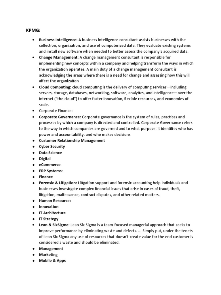 KPMG | PDF | Strategic Management | Cloud Computing