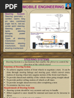 Recirculating Ball Steering System Overview | PDF | Steering | Vehicles