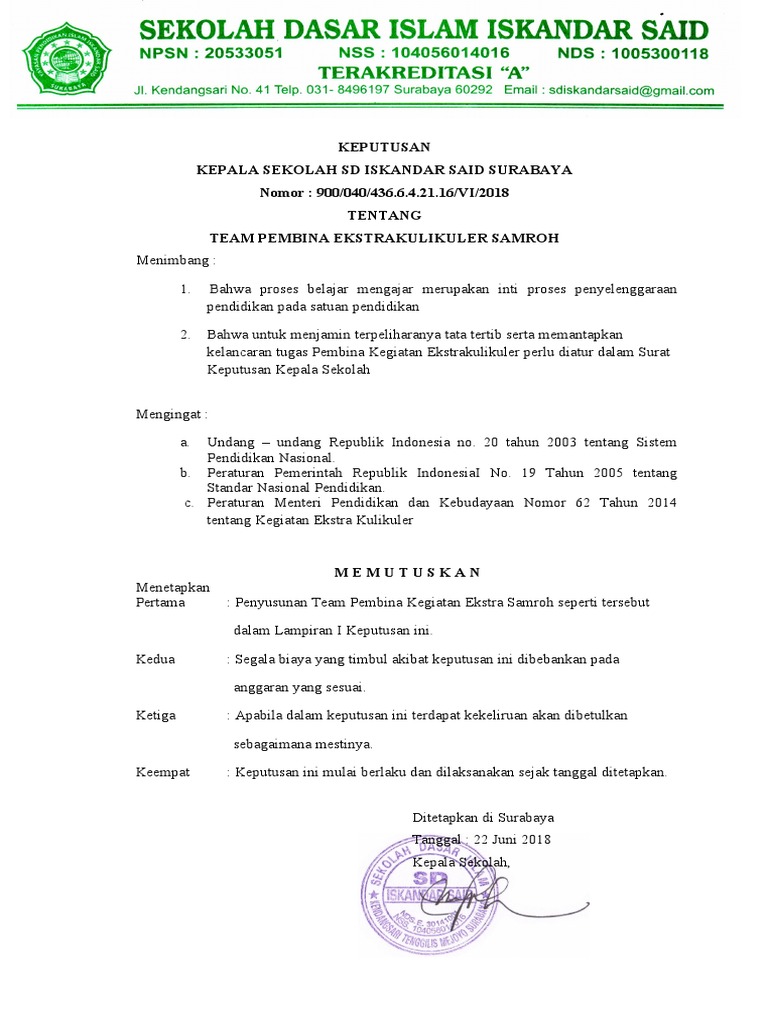 SK Samroh | PDF | Karier & Perkembangan | Kesehatan Holistik