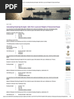 SWL Calculation | PDF | Rope | Nature